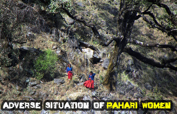 Adverse situation of Pahari women, The problems of Pahari women